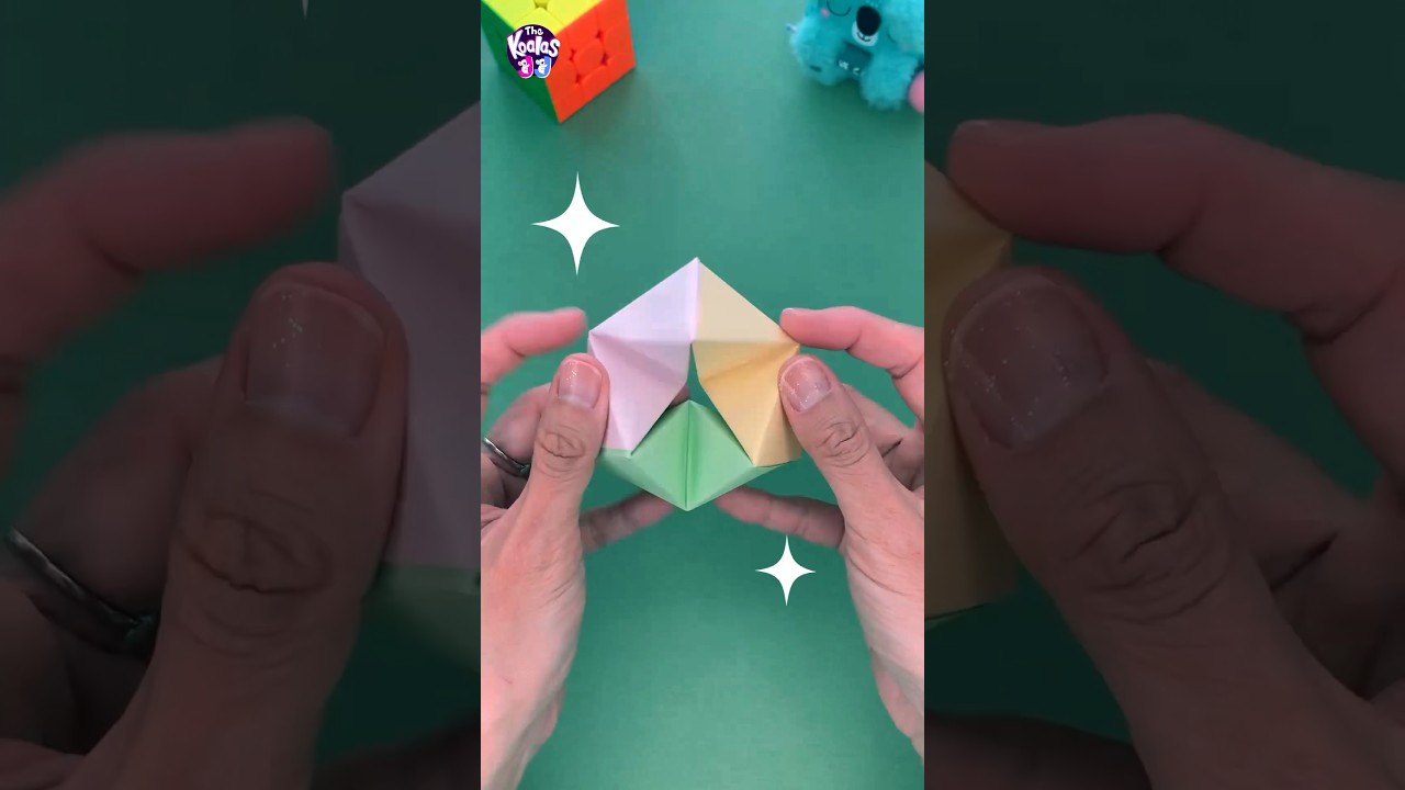 How to Make Origami Fidget Toy🤩| Craft Idea | Easy DIY for Kids #shorts #paper #origami