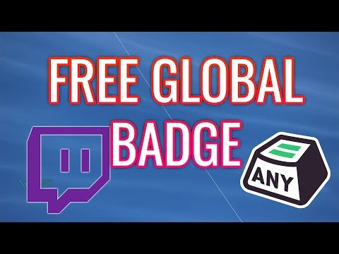 FREE GLOBAL TWITCH BADGE
