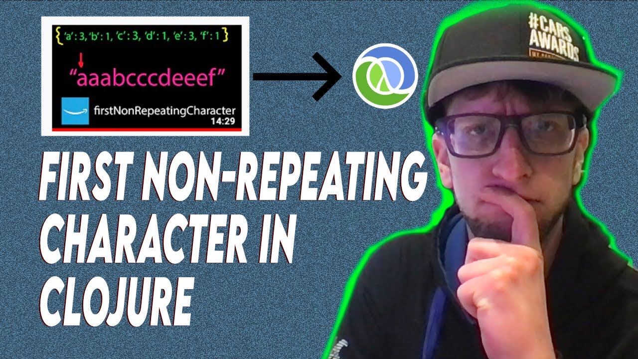firstNonRepeatingCharacter solution (converting Java code to Clojure)