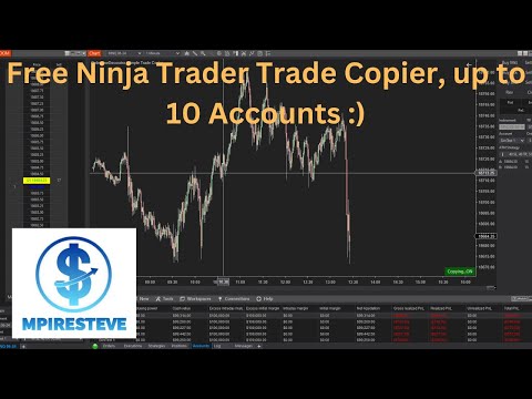Ninja Trader Free Trade Copier Tutorial :) - Apex Trader is 90% off, use code CXNFFSGL!