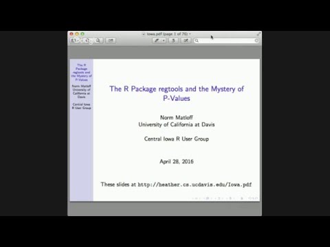 R package regtools and mystery of p-value