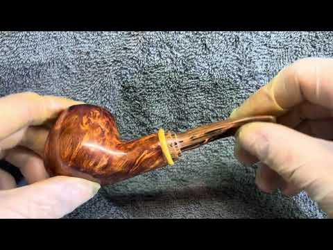 LCS Briars pipe 1034 apple with boxwood ring - Available