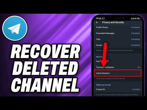 How To Recover Deleted Channel In Telegram (2025) - Quick Help