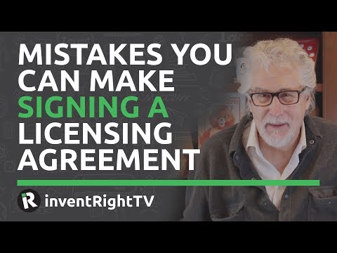 Mistakes You Can Make Signing a Licensing Agreement