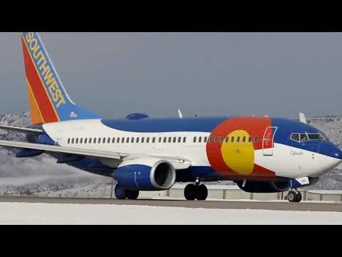 Southwest Airlines celebrates its first flight to Yampa Valley Regional Airport, Colorado