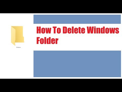 Delete Windows Folder