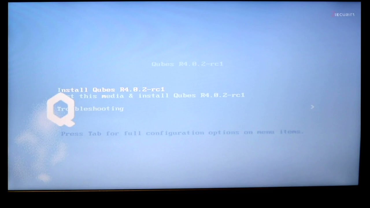 Preparing Computer For Qubes