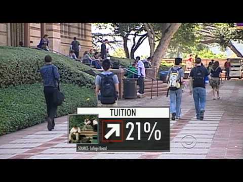 The CBS Evening News with Scott Pelley - Tuition hikes sweep Calif. colleges