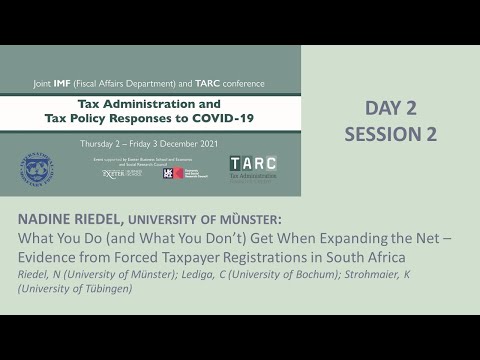TARC/IMF CONFERENCE: Nadine Riedel