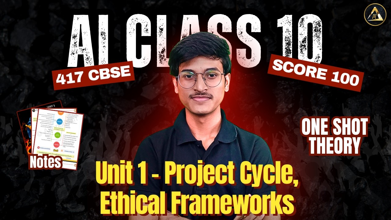 Unit 1 Revisiting AI Project Cycle & Ethical Frameworks of AI | Class 10 AI CBSE 417 (2026)