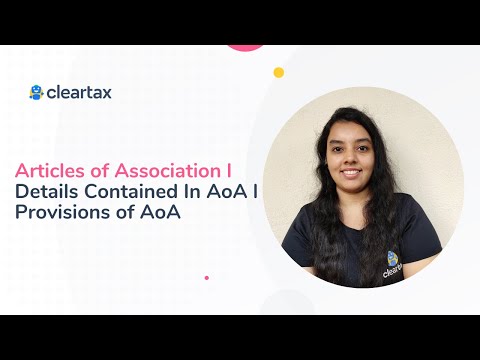Articles of Association ( AoA ) of Company in India – Download AoA Format