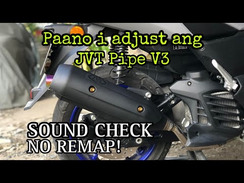 How to adjust JVT V3 PIPE (NMAX V2) SOUNDCHECK