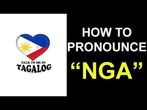 Learn 60 Filipino Words (HOW TO PRONOUNCE "NGA") | Filipino Pronunciation Lesson | Filipino Accent