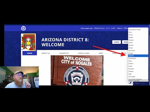 Little League Registration Translating to Spanish