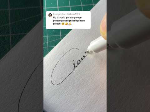 Claudia Name Signature Design. Whose Next?? #signature #art #autographs