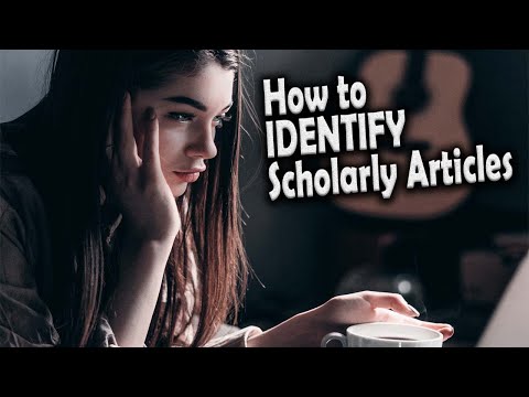 How to Identify Scholarly Articles for Your History Paper
