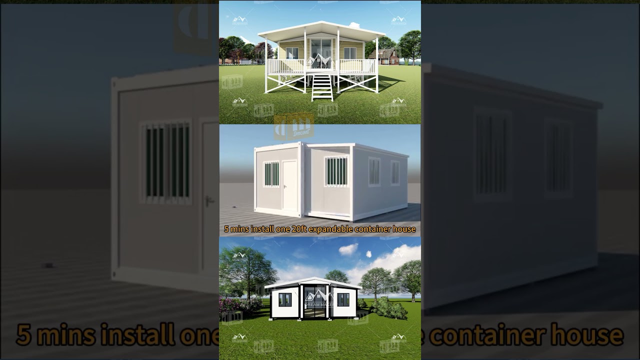 How to install 20ft living expandable container houses in several mins? #expandablecontainer