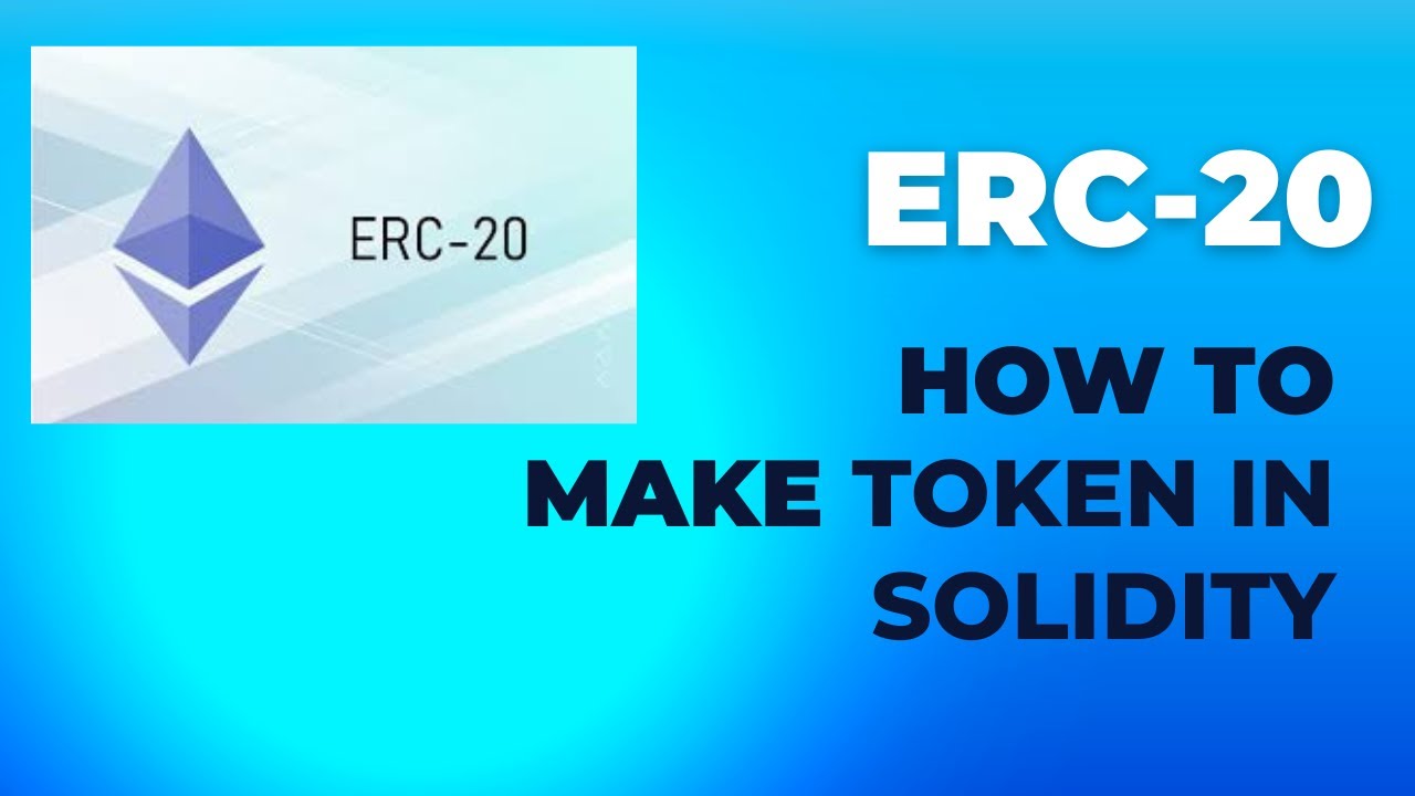 Make tokens using ERC20 in Ethereum