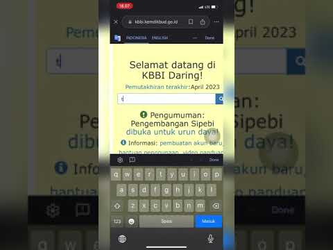Tutorial Menggunakan KBBI Online