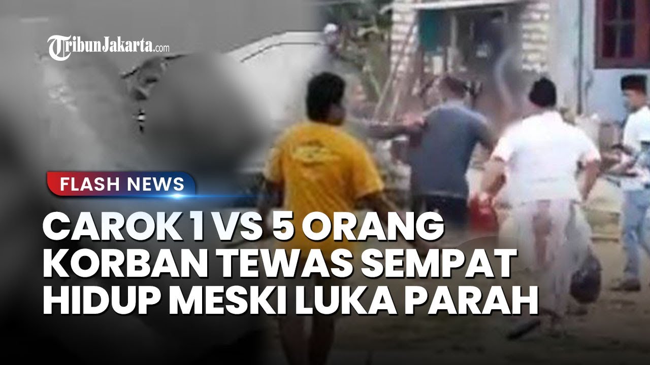 1 Pelaku Carok Maut 1 VS 5 Orang Ditangkap, Korban Tewas Sempat Hidup ...