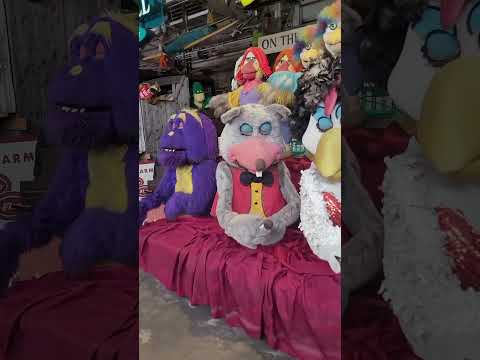 Waking up Chuck E. Cheese at the American Treasure Tour Museum in Oaks, Pennsylvania!