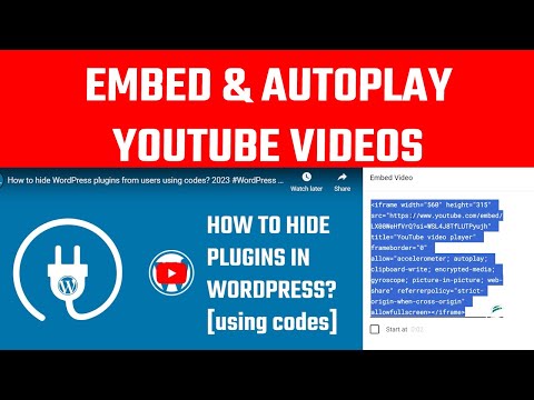 Embed and Autoplay YouTube Videos 2024