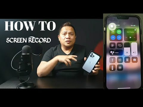 HOW TO SCREEN RECORD on iPhone 13 Pro Max || iPhone 13 Pro Max Tutorials