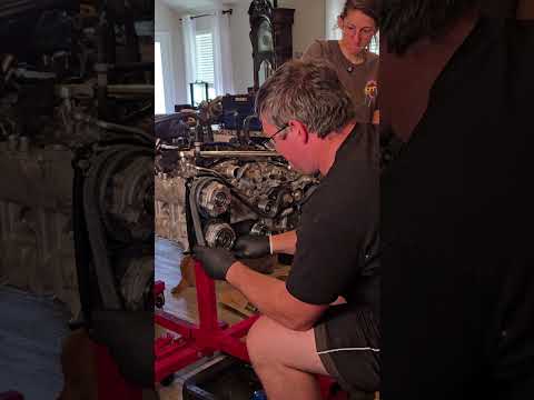 2012 Plasma Blue Pearl STi hatch: "Project Run-Again" (Part 2) EJ257 Timing & AVCS Cam Gear Install