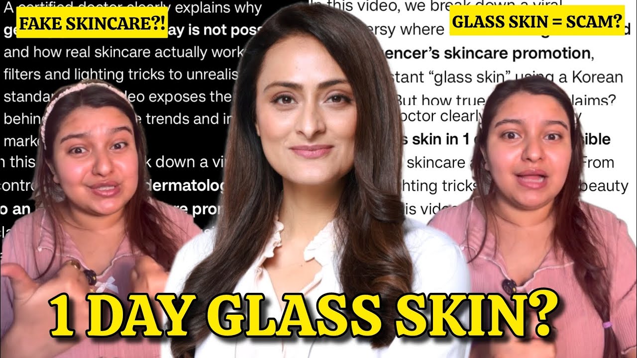 Glass Skin in 1 Day? 😳 Doctor EXPOSES Influencer Skincare Lies!