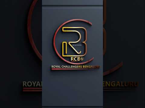 RCB Name Logoπ± π₯π₯#shorts #rcb #cricket #ipl #ipl2025 #viralvideo