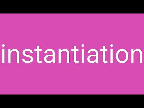 Instantiation Definition & Meaning