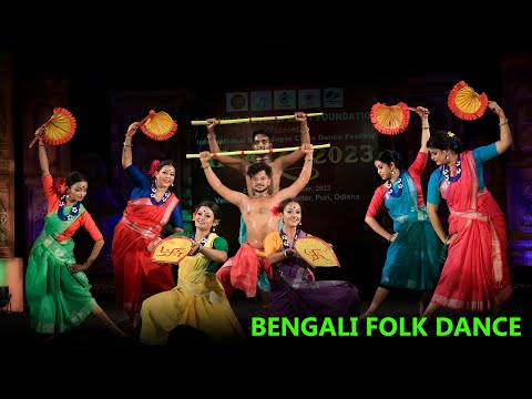 Beautiful Bengali Folk Dance | Indian Classical Dance | Apsara 2023 |