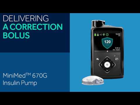 How to Deliver a Correction Bolus using Bolus Wizard
