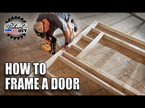 How To Frame A Basic Door Opening / DIY