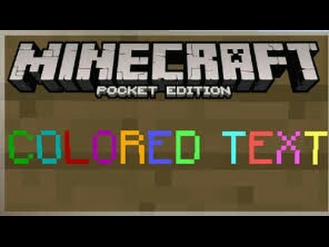 How To Color Text On Signs In Minecraft Pocket Edition (Android, iOS+)