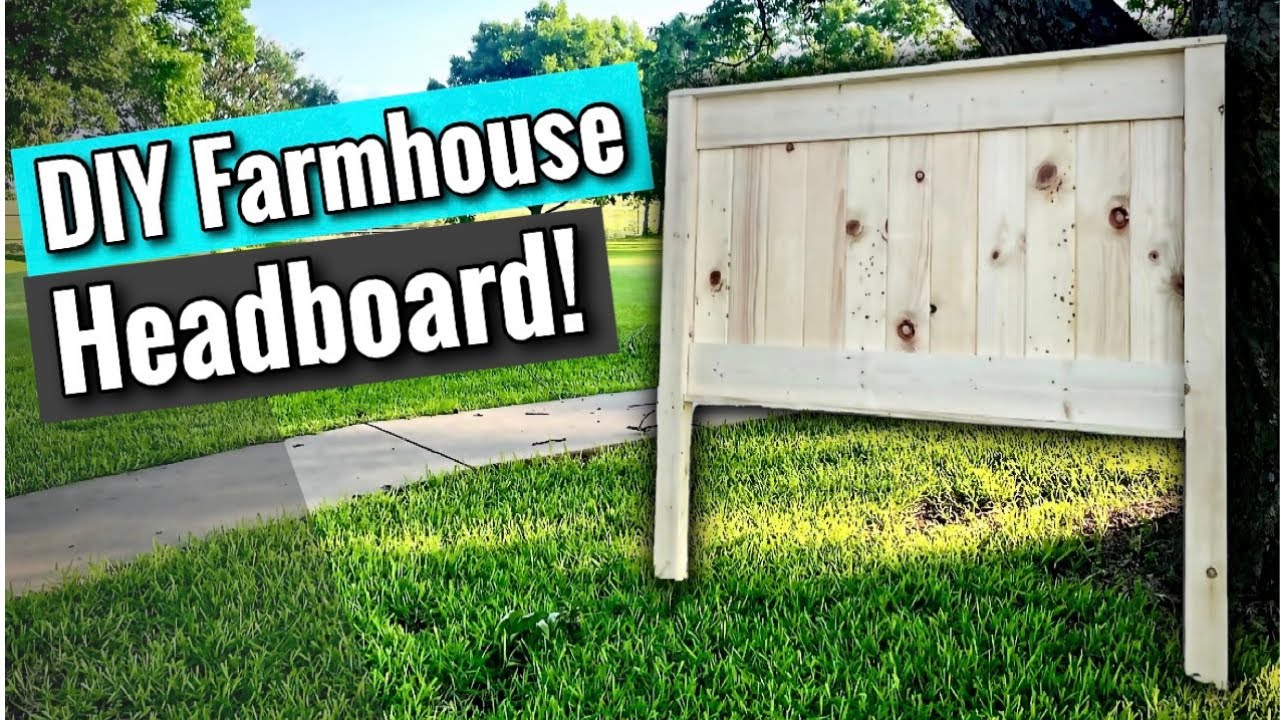 DIY Headboard! - Easy Step-by-Step + FREE Plans!