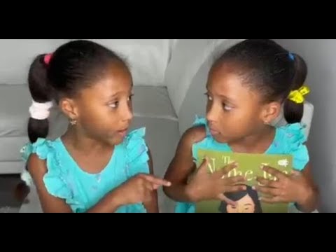First graders Niavy and Janeli Review "The Name Jar."