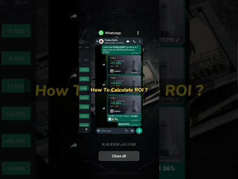 How To Calculate ROI π₯π°πΈ #stockmarket #trading #cryptoworld