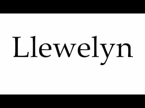 How to Pronounce Llewelyn