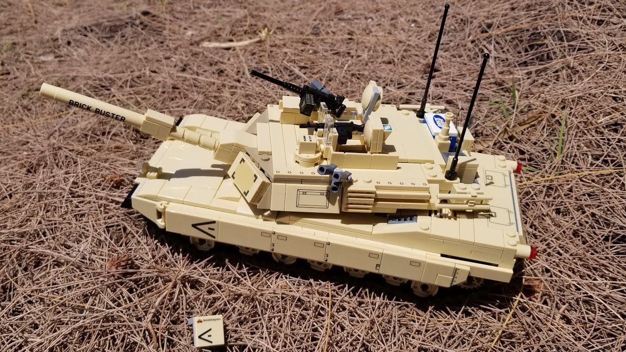 BRICKDESIGNERS CUSTOM LEGO M1A2 ABRAMS PRINTED PARTS PACK