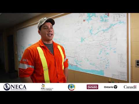 Indigenous Role Model RJ Degagne Powerline Technician Hydro One
