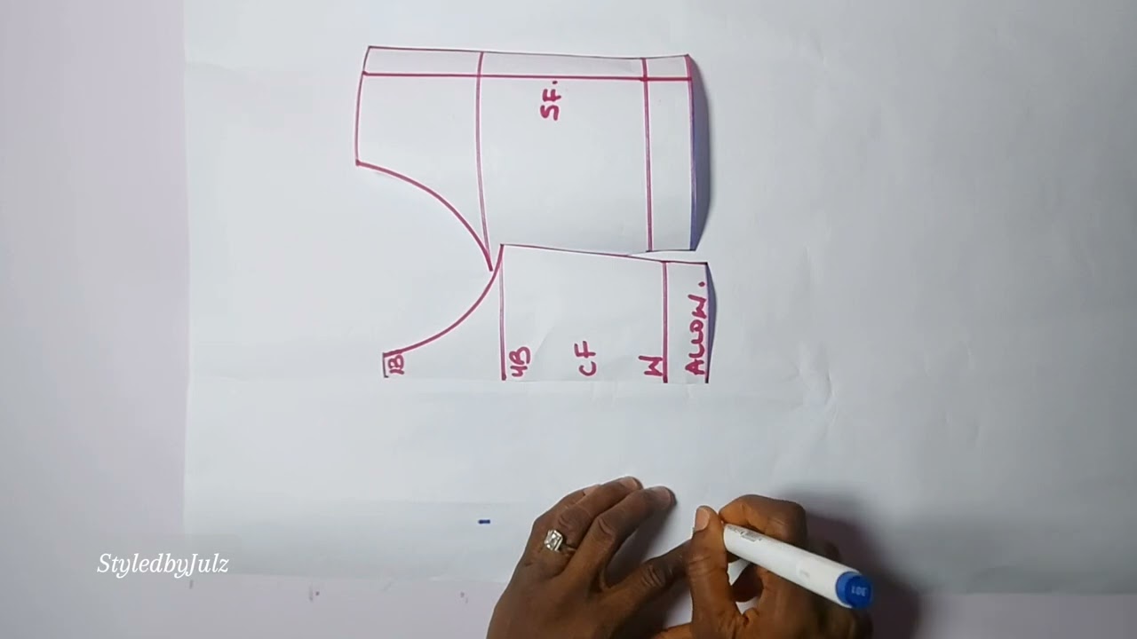 How to Draft an UnderBust Corset Belt | Pattern