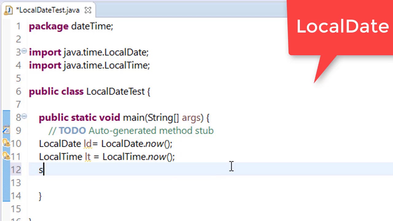 77. localdate and localtime in java
