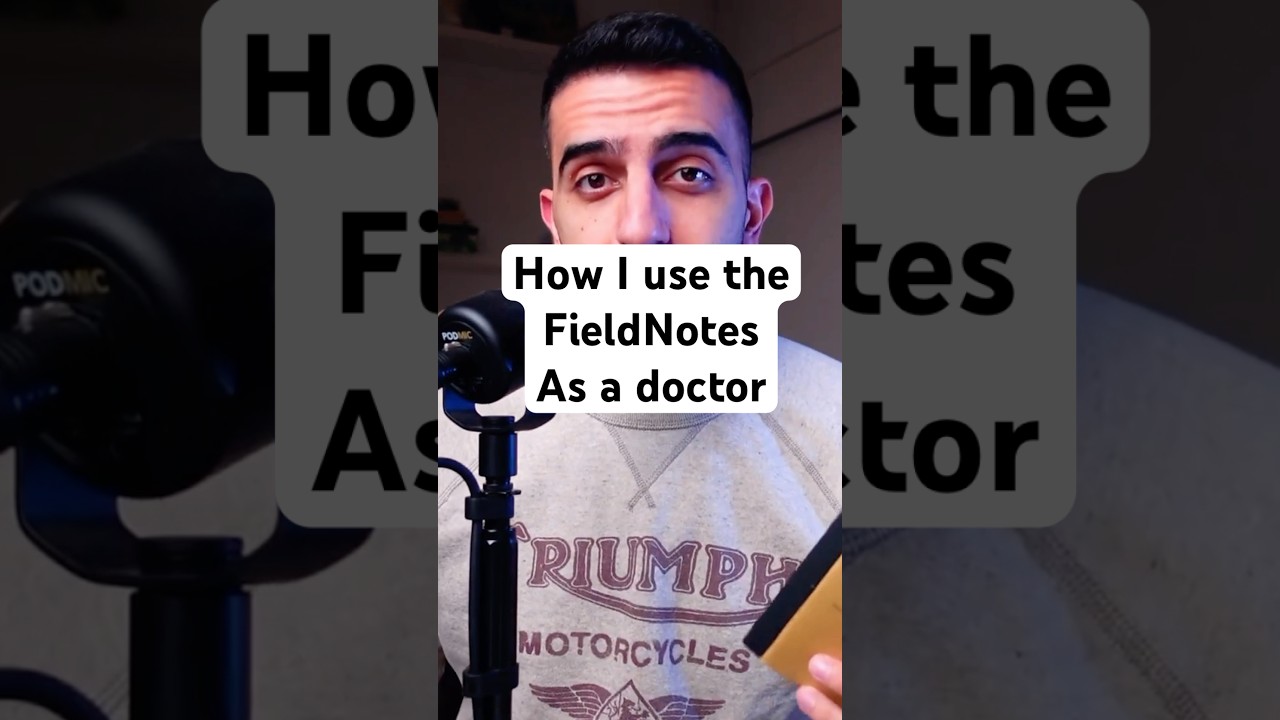 How I Use Field Notes to Stay Organized and Efficient #quicknote #fieldnotes #doctor