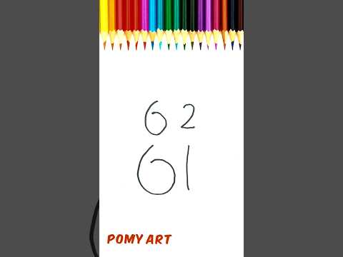 Draw Cute Puppy/Dog From Number 6261 #drawfromnumber #cutedrawings #easydrawing #kidsvideo