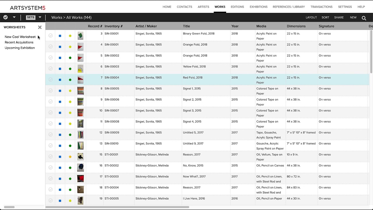Artsystem5 (A5) - Introduction to the Software | Artsystems, Inc.