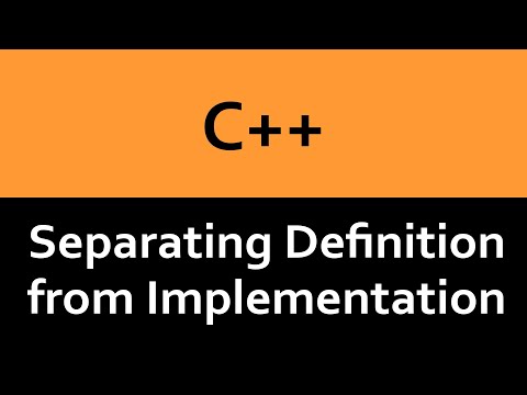 Separating Definition from Implementation - Access 2 Learn