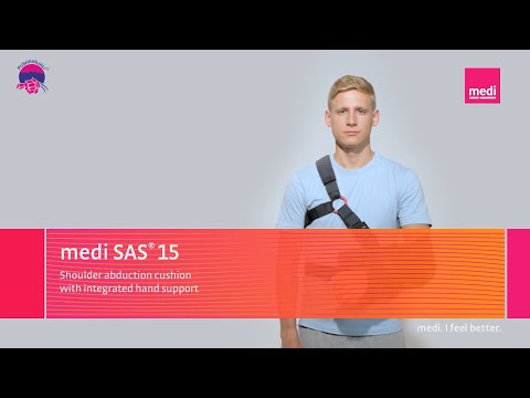 How to Use the medi SAS 15 Shoulder Abduction Cushion: Patient Instructions
