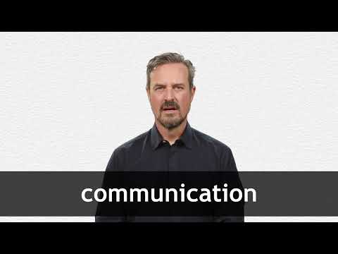COMMUNICATION - English pronunciations | Collins