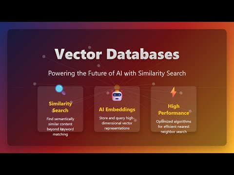 Vector Databases Explained: Similarity Search & AI Embeddings for Beginners
